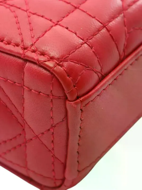 Dior 2000-2026 Micro Lambskin Cannage Lady D Joy Satchel