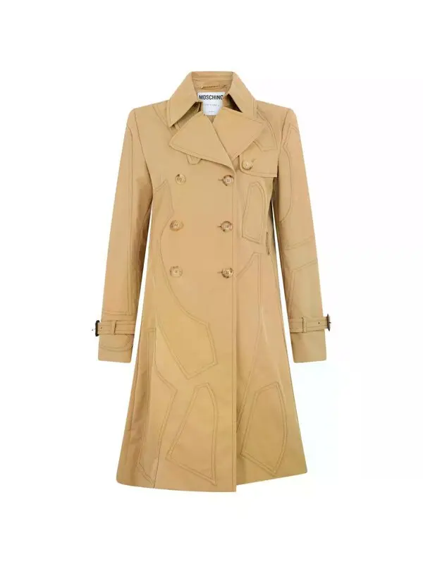 Moschino Double-breasted Trench Coat - Neutrals