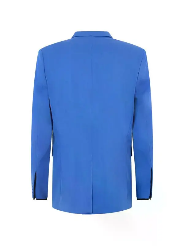 Moschino Double-breasted Contrast-trim Blazer