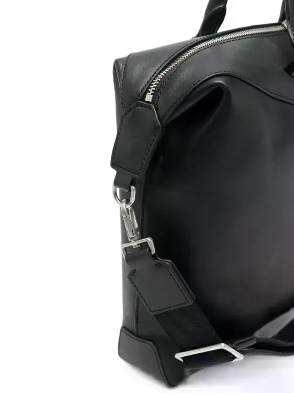 Paul Smith Signature-stripe Leather Briefcase