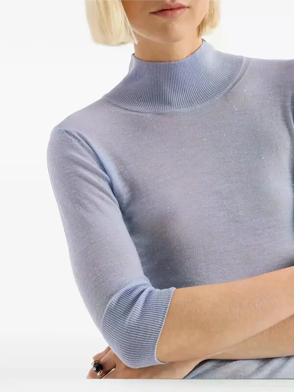 GENNY High-neck Long-sleeve Top