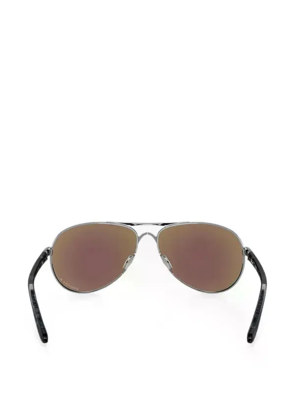 Oakley Feedback Pilot-frame Sunglasses - Silver