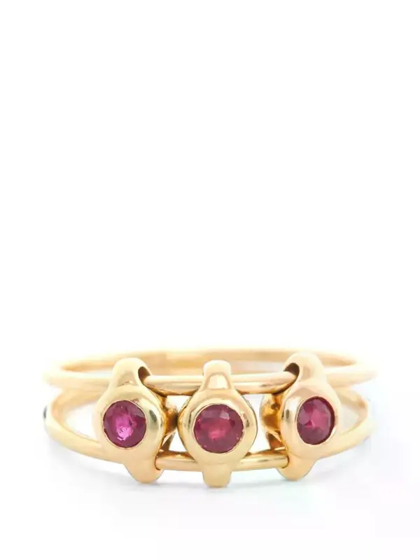 YI COLLECTION Ruby Orbit Ring