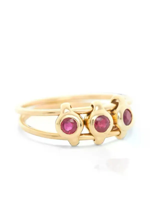 YI COLLECTION Ruby Orbit Ring