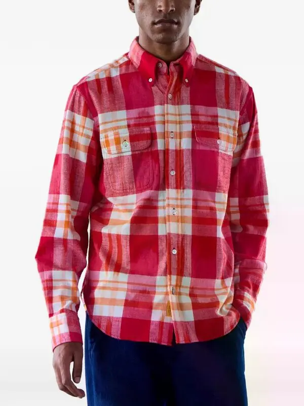 ORIGINAL MADRAS TRADING COMPANY No128 Flap-pocket Shirt