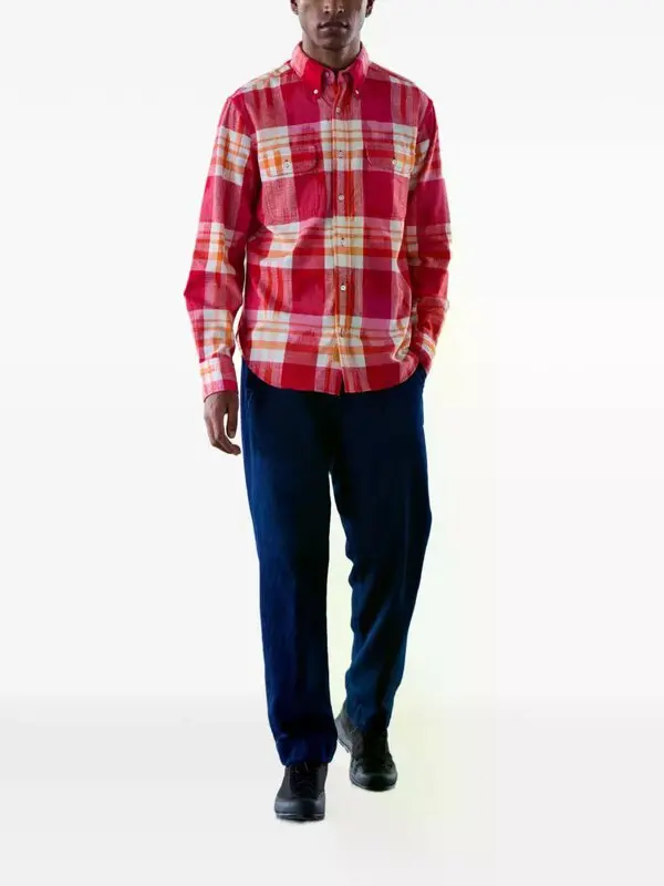 ORIGINAL MADRAS TRADING COMPANY No128 Flap-pocket Shirt