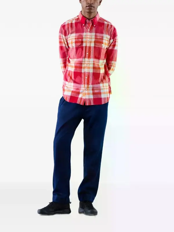 ORIGINAL MADRAS TRADING COMPANY No128 Flap-pocket Shirt