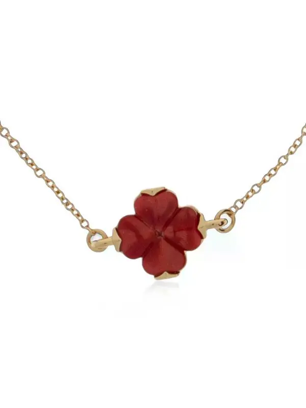 Kate Spade New York Flower Solitaire Clover-pendant Bracelet
