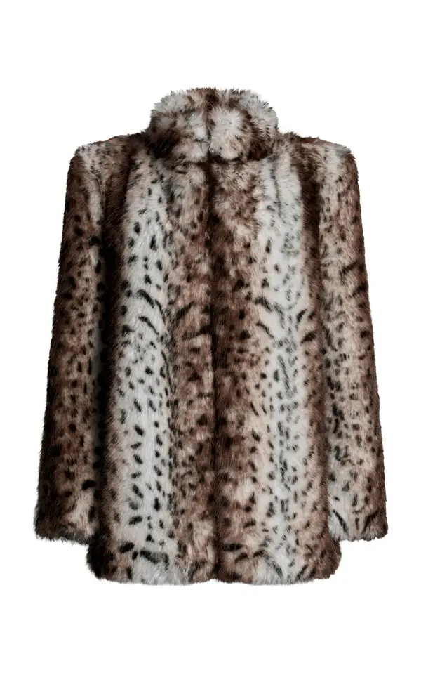 DUCIE Sylvia Faux Fur Jacket