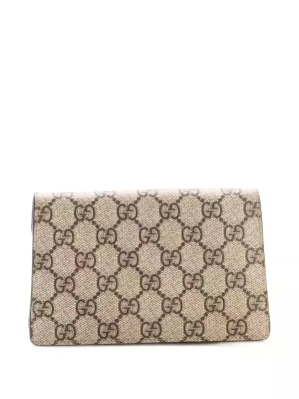 Gucci Dionysus Bag Gg Coated Canvas Super Mini Crossbody Bag