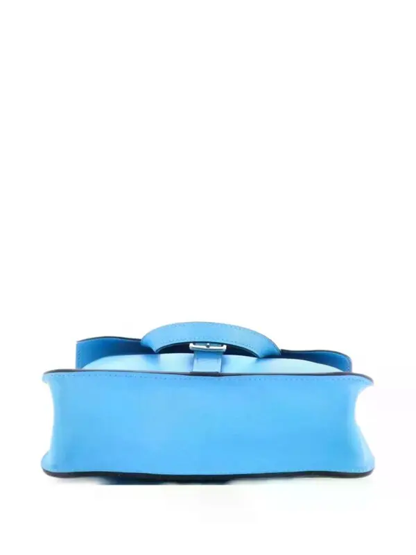 Hermès Halzan Bag Swift 22 Shoulder Bag - Blue