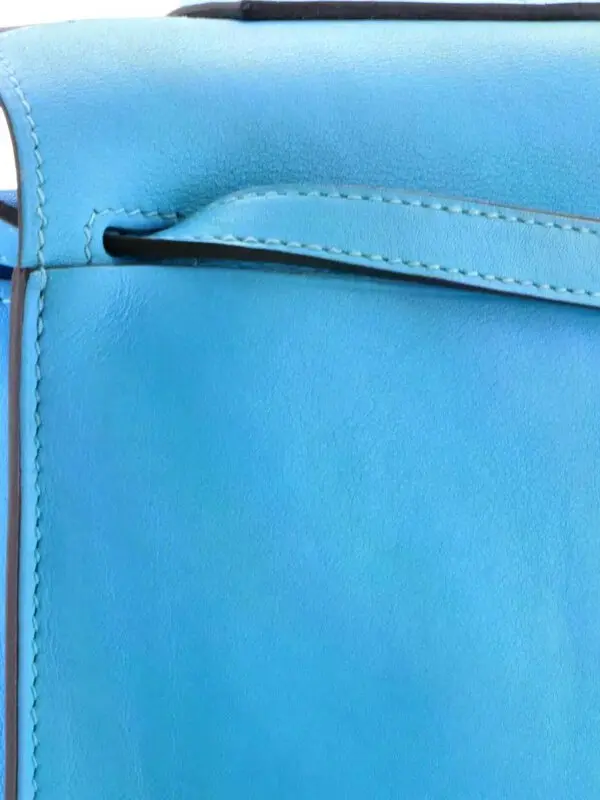 Hermès Halzan Bag Swift 22 Shoulder Bag - Blue