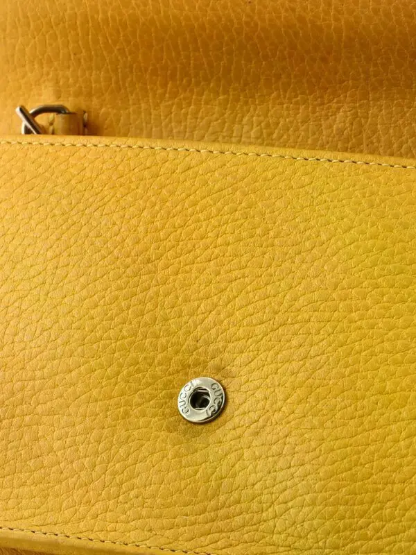 Gucci Interlocking Wallet On Chain Leather Crossbody Bag
