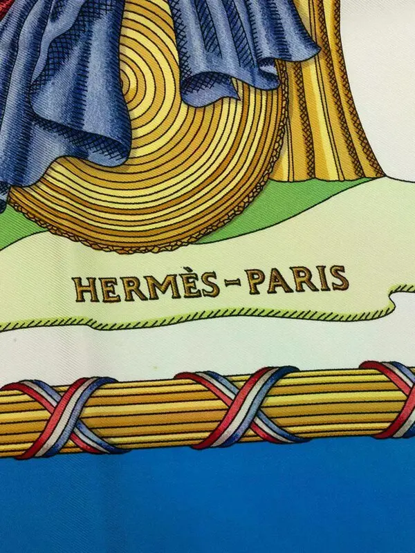 Hermès 1980-2010 Republique Francaise Silk Scarf 90 Scarves - Multicolour