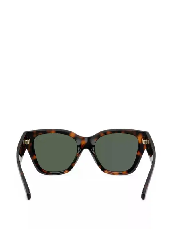 Burberry Tortoiseshell-effect Square-frame Sunglasses