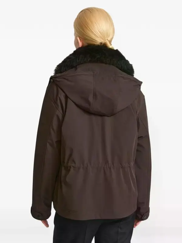 YVES SALOMON Shearling-trim Hooded Parka