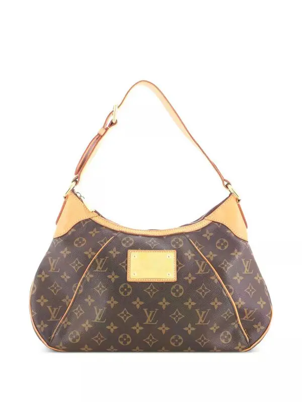 LOUIS VUITTON Thames Handbag Monogram Canvas Gm Hobo Bag