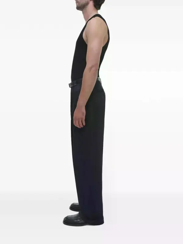 Simkhai Wilson Wide-leg Pleated Trousers