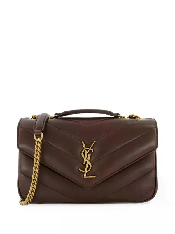Saint Laurent Small Loulou Quilted Lambskin Shoulder Bag - Green