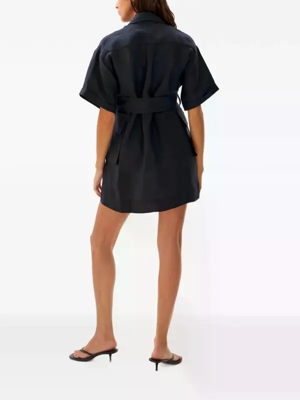 Casa Raki Belen Belted Mini Dress
