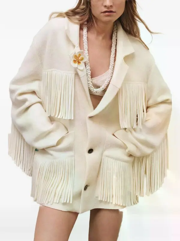 Alanui Spirit Of The West Fringed Blazer