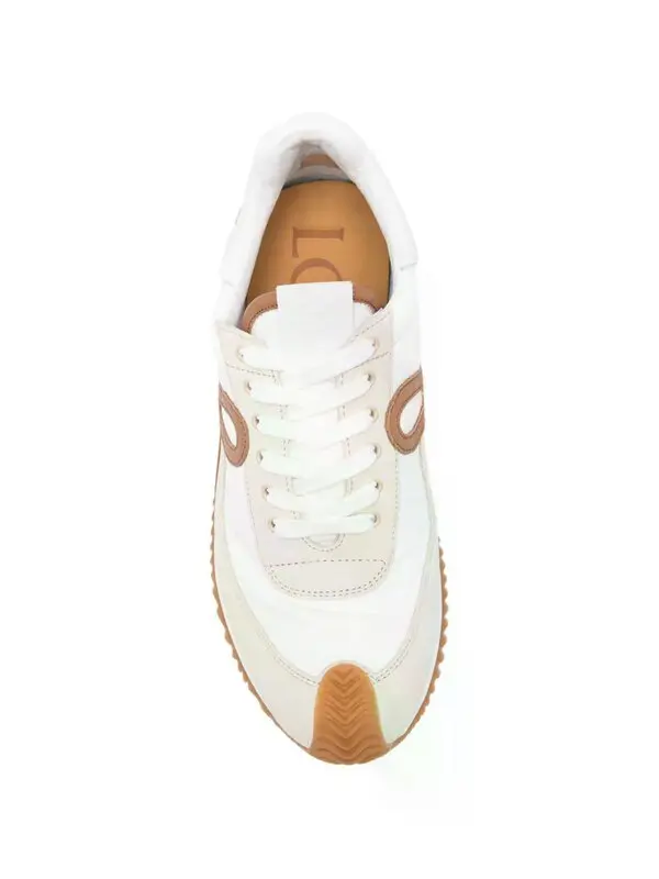 Loewe Flow Runner 2.0 In Nylon And Suede - White