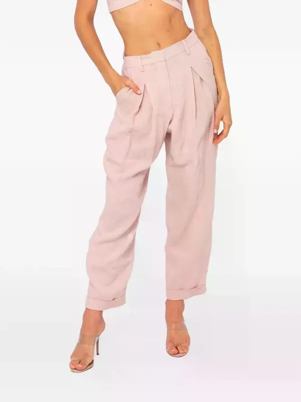 JBQ Kai Pleated Trousers - Pink