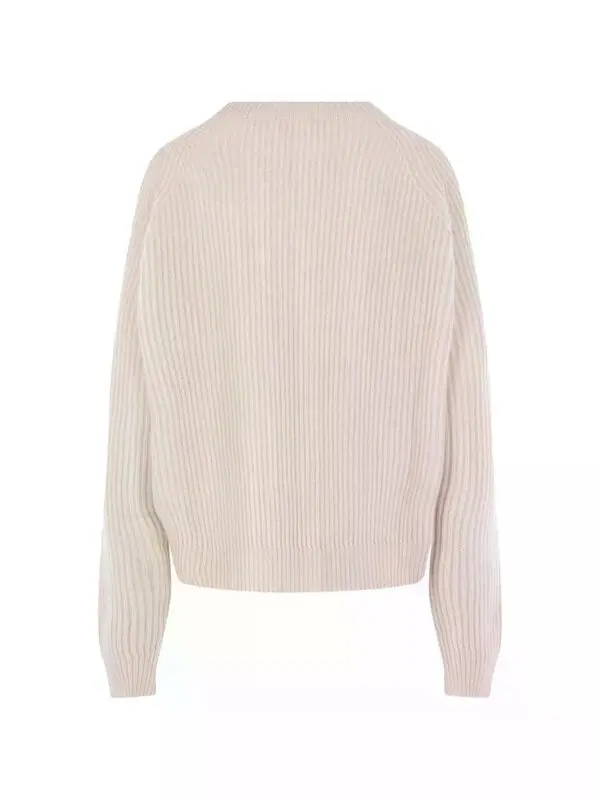 Dusan Ribbed-knit Cashmere Sweatshirt
