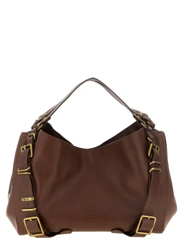 DIESEL® D-one' Medium Handbag - Brown