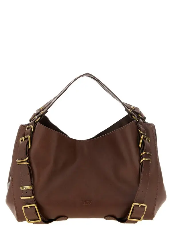 DIESEL® D-one' Medium Handbag - Brown