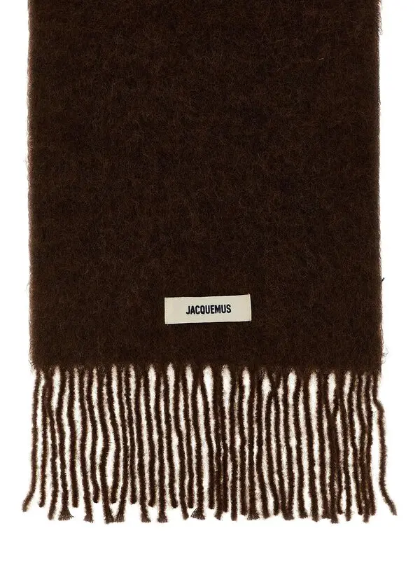 Jacquemus L'echarpe Carro' Scarf - Brown