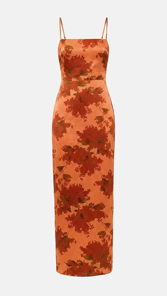 REFORMATION Frankie Silk Dress