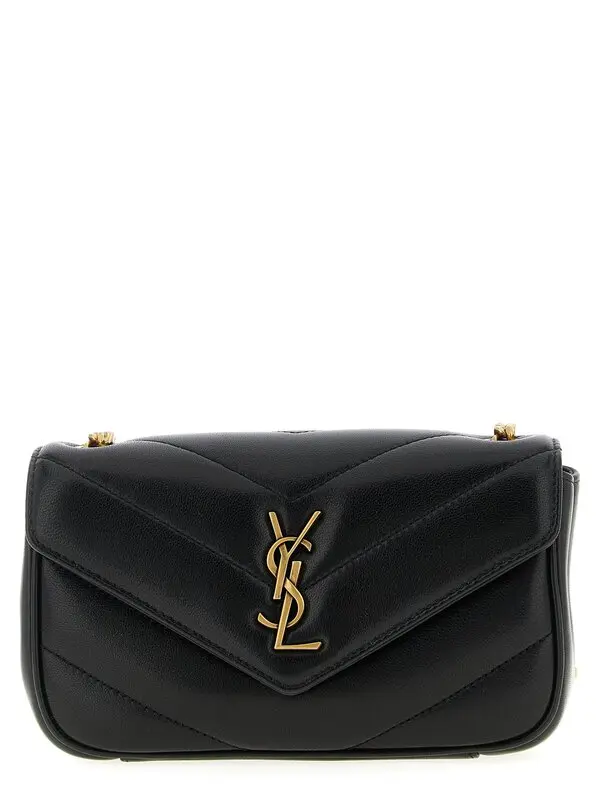 Saint Laurent Loulou' Mini Crossbody Bag - Black