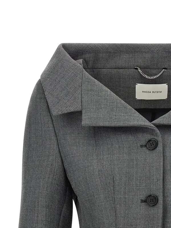 Magda Butrym 02' Blazer - Gray