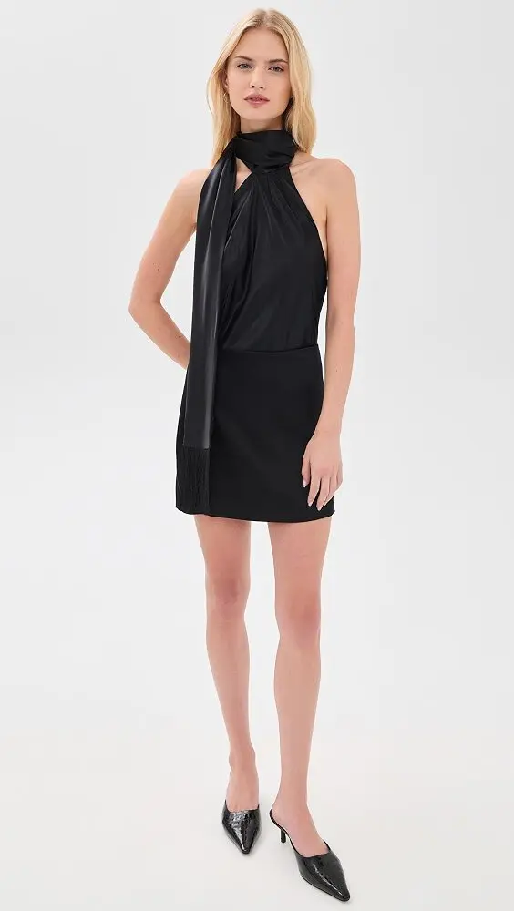 REFORMATION Alexa Satin Skirt