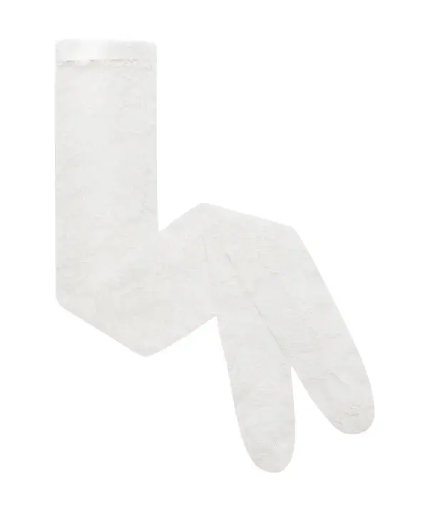 Dolce & Gabbana Floral Lace Tights - White