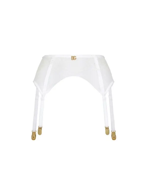 Dolce & Gabbana Floral-lace Suspender Belt