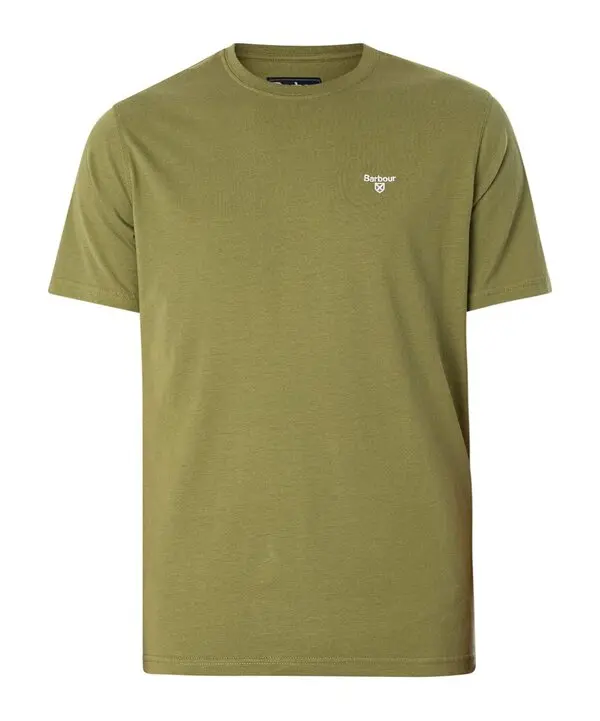 Barbour Logo-embroidered Cotton T-shirt