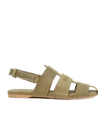 J.W.ANDERSON Moss Suede Flat Sandals