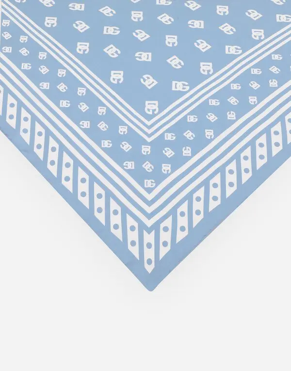 Dolce & Gabbana Dolce Gabbana All-over Logo Printed Twill Scarf