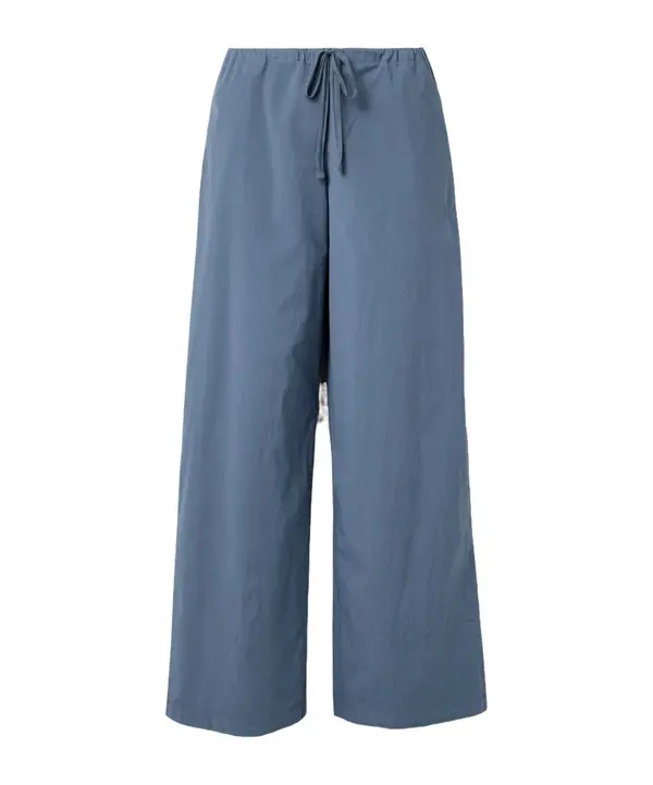 SKIMS Straight-leg Pajama Pants - Blue