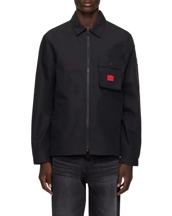 Hugo Boss Hugo Logo Label Zip-up Overshirt