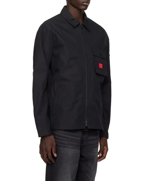 Hugo Boss Hugo Logo Label Zip-up Overshirt