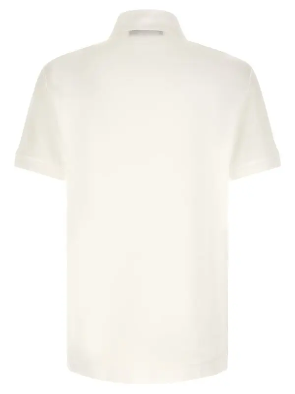 Dolce & Gabbana Logo Plate Polo Shirt