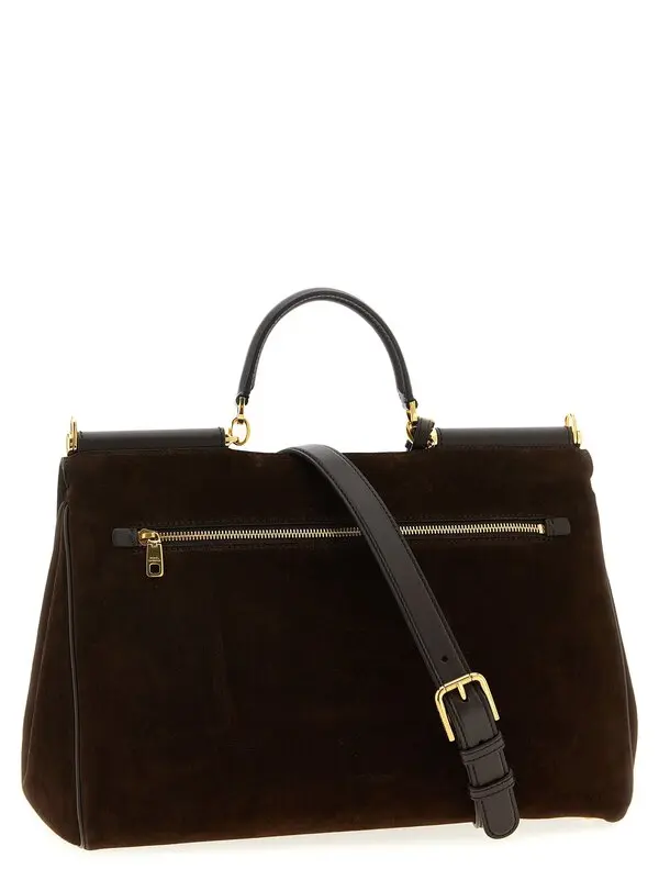 Dolce & Gabbana My Sicily' Large Handbag - Brown