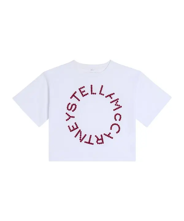 Stella McCartney Cropped T-shirt - White