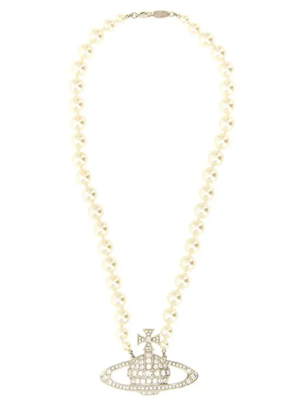 VIVIENNE WESTWOOD Man. Bas Relief Pearl' Necklace