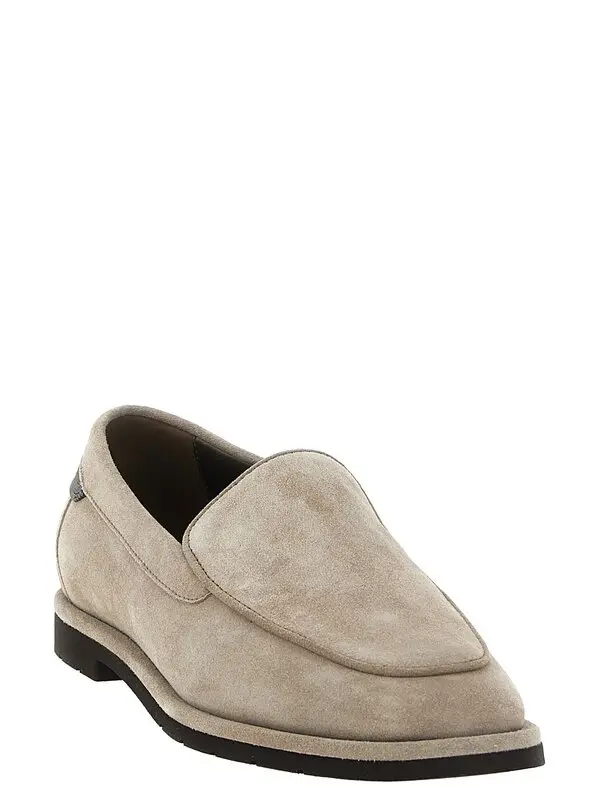 Brunello Cucinelli Monile' Suede Loafers