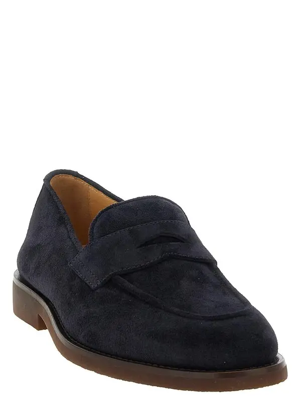 Brunello Cucinelli Penny Loafer' Loafers - Blue