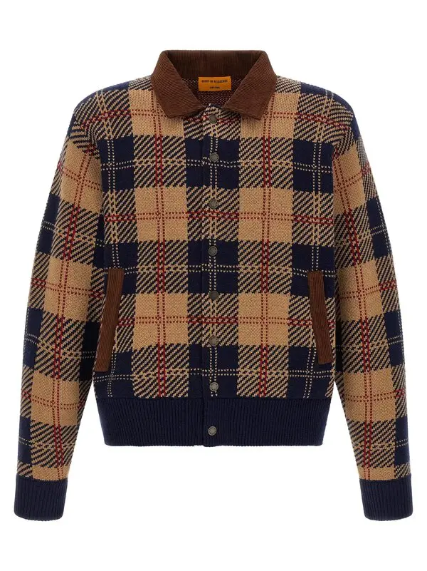 Guest In Residence Tartan Bomber Jacket - Multicolor